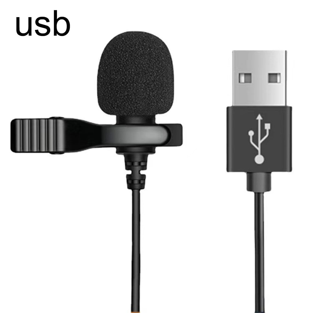 Clip-on Microphone Noise reduction for Live Streaming Recording VLOG ...