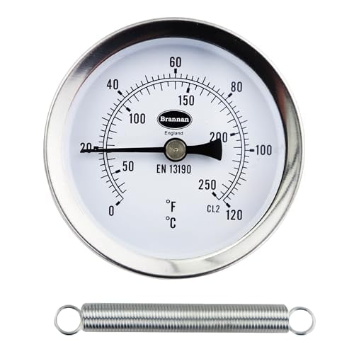 Clip on Pipe Clamp HVAC Thermometer - Clip on Thermometer Pipe ...