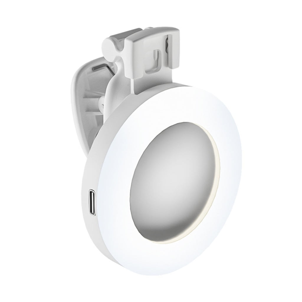 Clip on Rings Light,Rechargeable LED Selfie Rings Light for Phone ...
