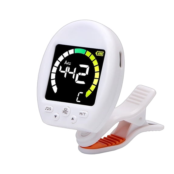 Clip on Rotating Guitar Tuner Universal Digital Electronic Tuner with ...