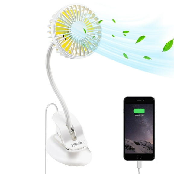 Mainstays 5-inch Portable Rechargeable USB Personal Tabletop Fan in ...