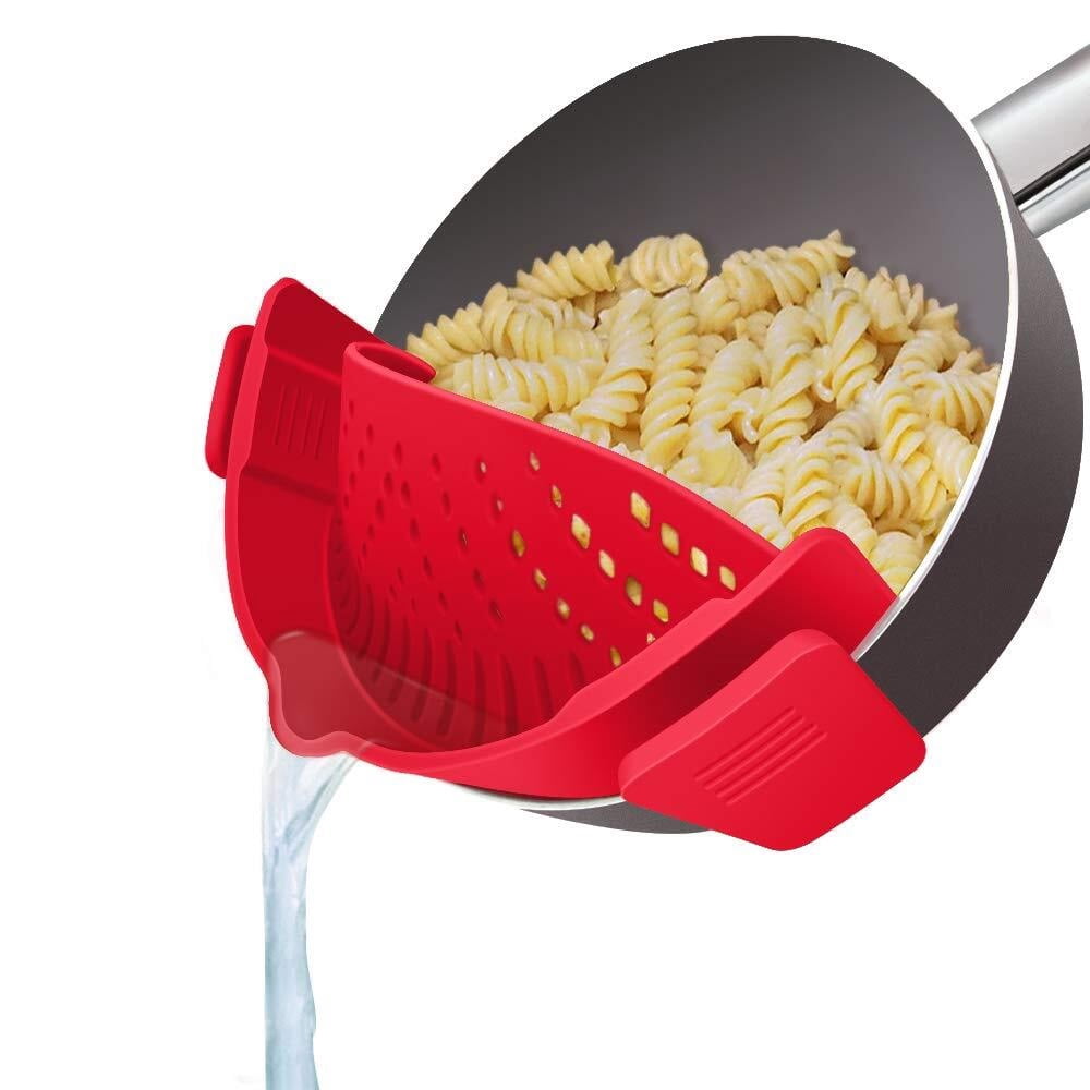 Clip on Strainer for Pots Pan Pasta Strainer, Silicone Food - Walmart.com