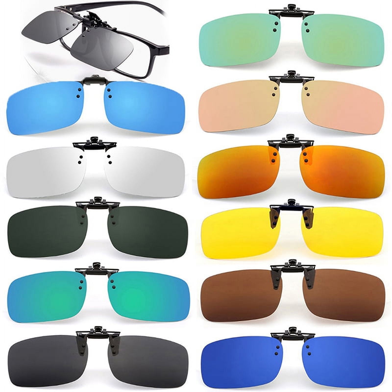 Clip on blue light filter blocking glasses office computer anti UV ...