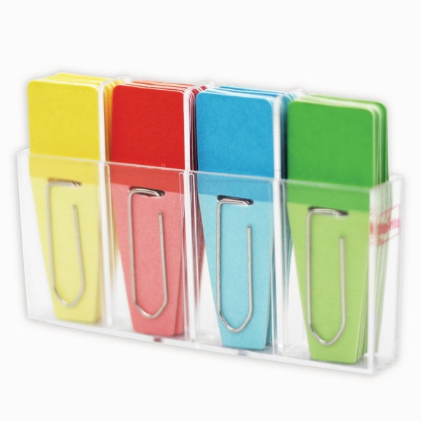 Clip-rite™ Clip-Tabs, 1 1/4", Blue/Green/Red/Yellow, 24 Clip-Tabs Per ...