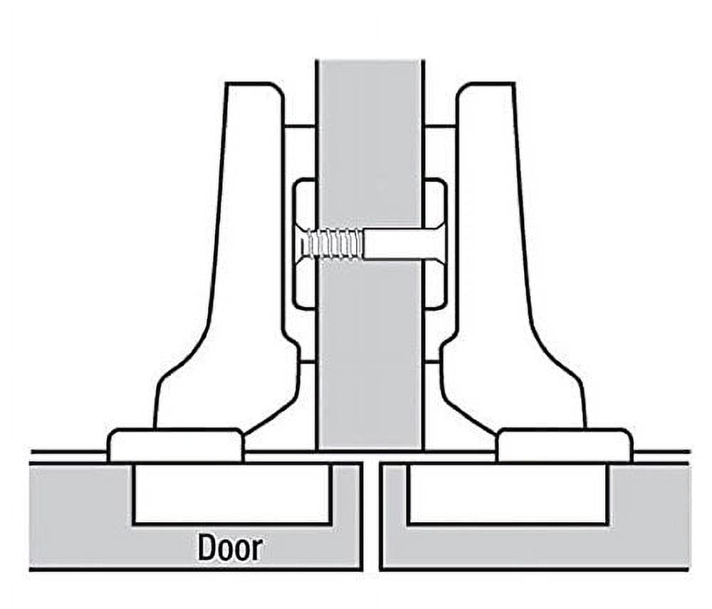 Clip top Soft Close Hinges, 110 Degree, Self Closing, Frameless, with ...
