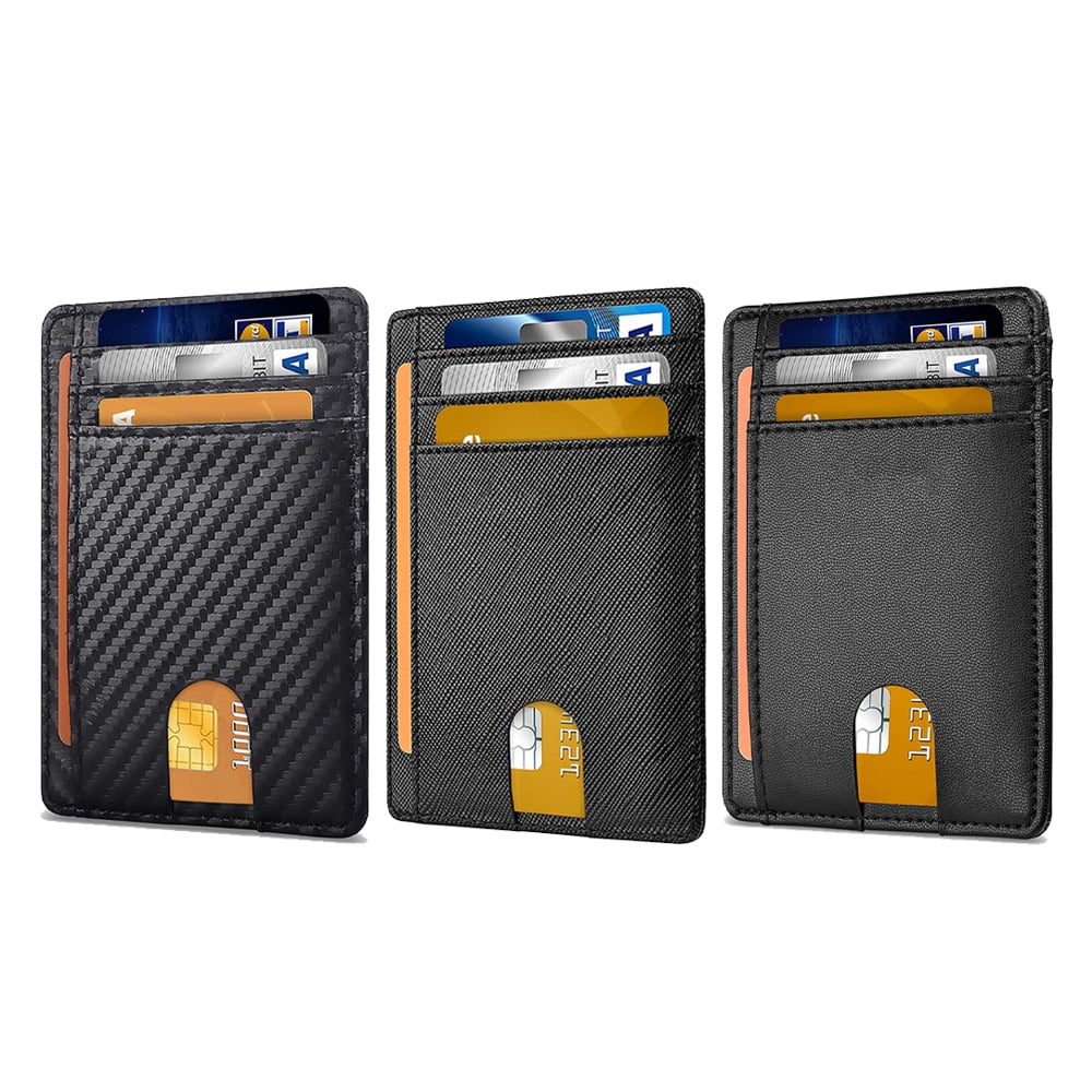 Clip wallet front pocket minimalist leather with blocking clip wallet ...
