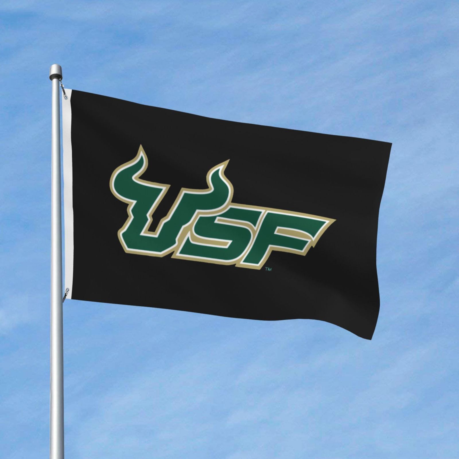Clipart Usf Bulls Logo Banner 3x5 Ft Flag,Double Sided Printed Flag ...