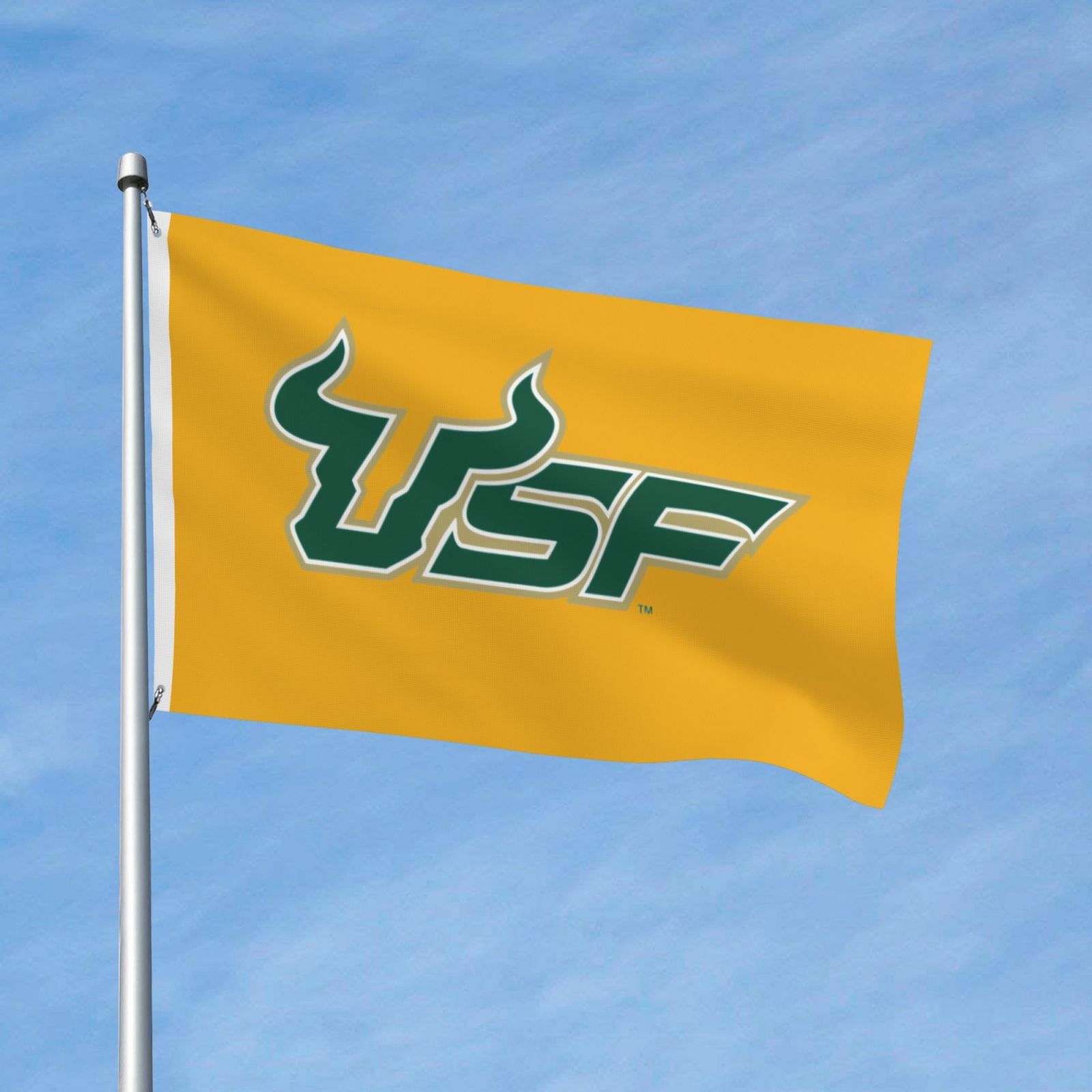 Clipart Usf Bulls Logo 3x5 Ft Flag Double Sided Indoor Outdoor Double ...