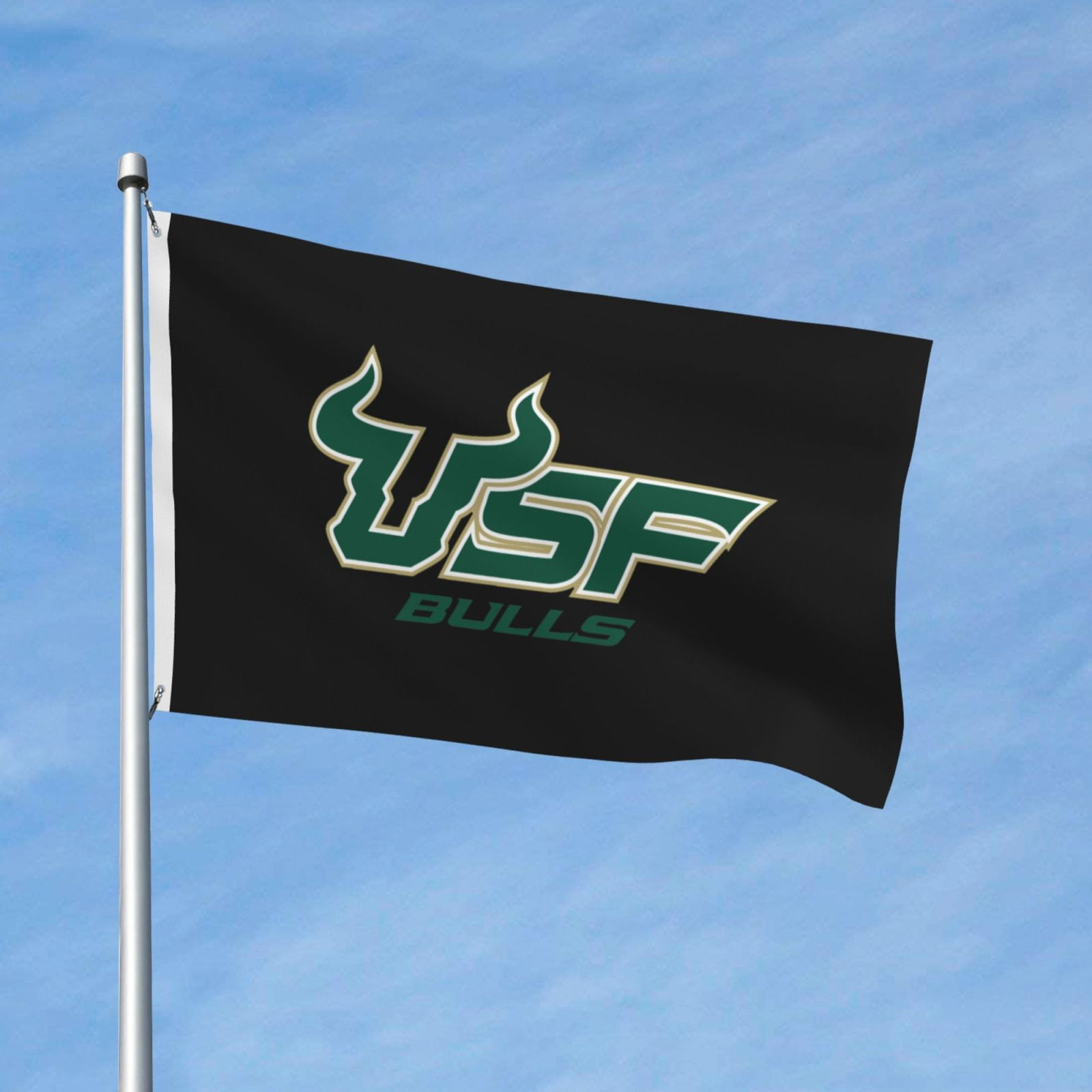 Clipart Usf Bulls Logo Banner 3x5 Ft Flag,Double Sided Printed Flag ...