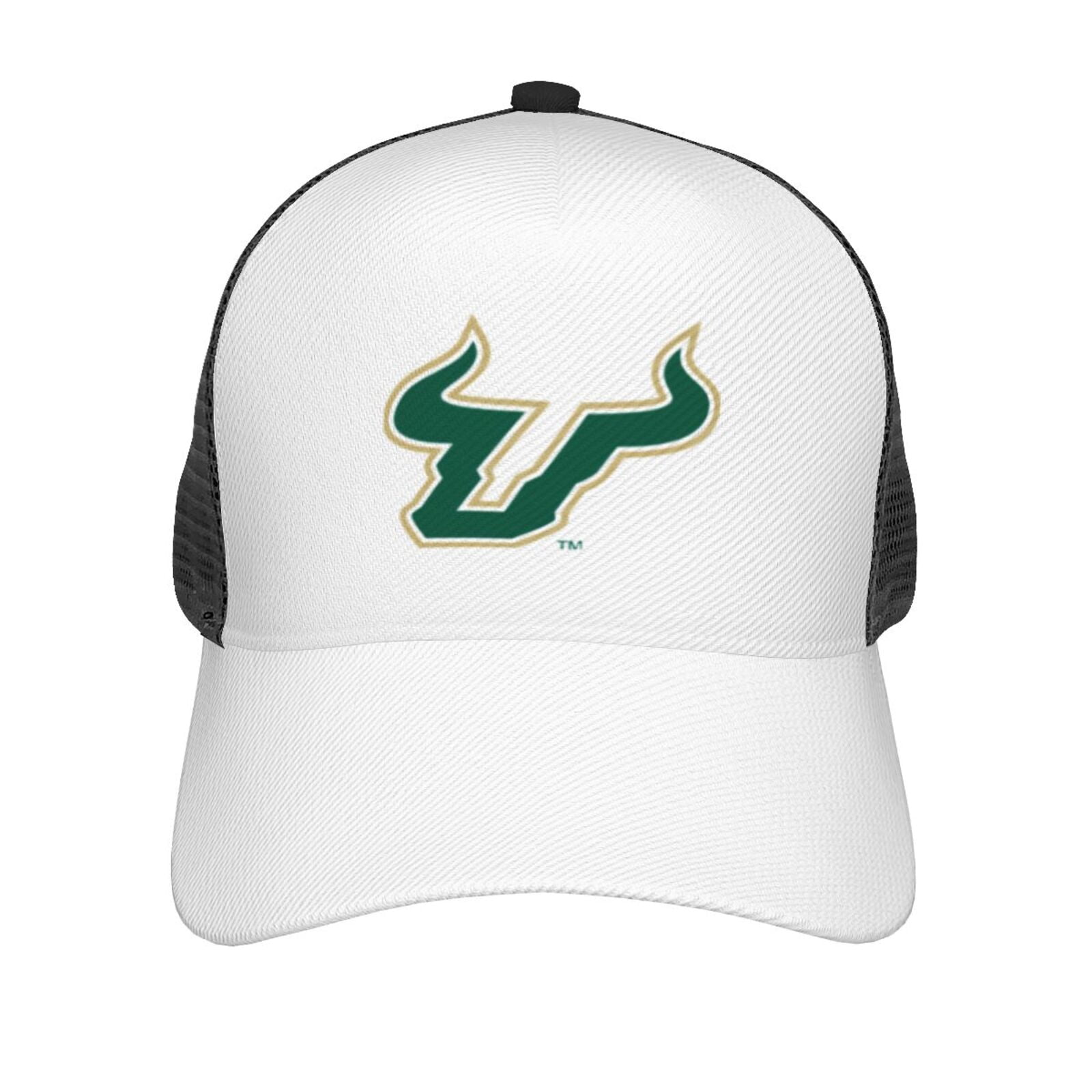 Clipart Usf Bulls Logo Curved Brim Mesh Baseball Cap Casual Sun Hat For ...