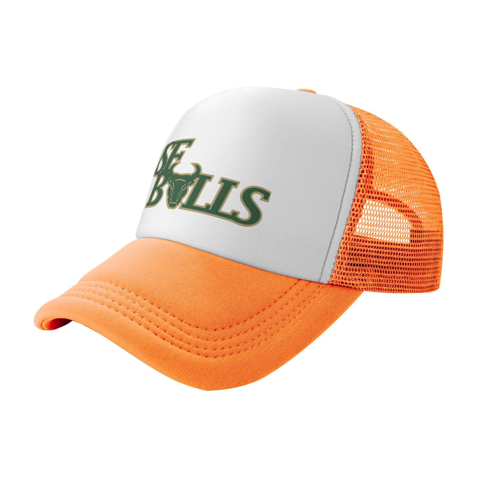 Clipart Usf Bulls Logo Trucker Hats，Adjustable Comfortable Mesh Shade ...