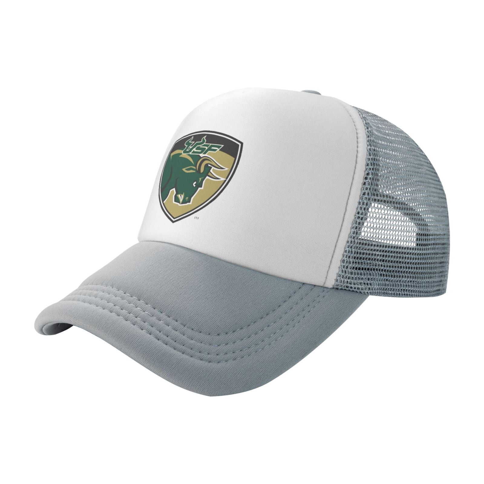 Clipart Usf Bulls Logo Trucker Hats，Adjustable Comfortable Mesh Shade ...