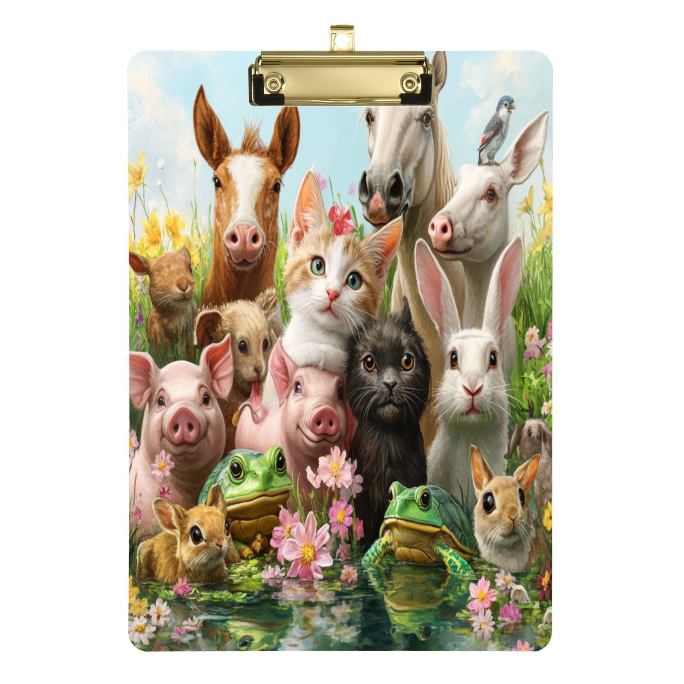 Clipboard 12.5" x 9",with Retractable Small Hook,for Offices,Seminars A ...