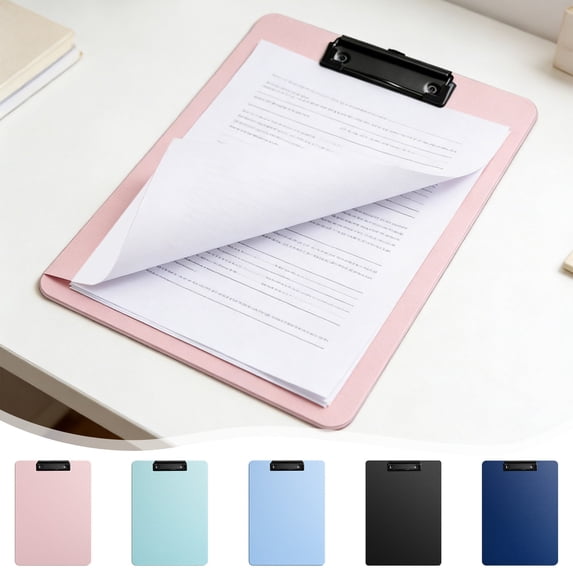 Clipboard A5 Foam Board with Metal Clip, Rigid Writing Board for Notes ...