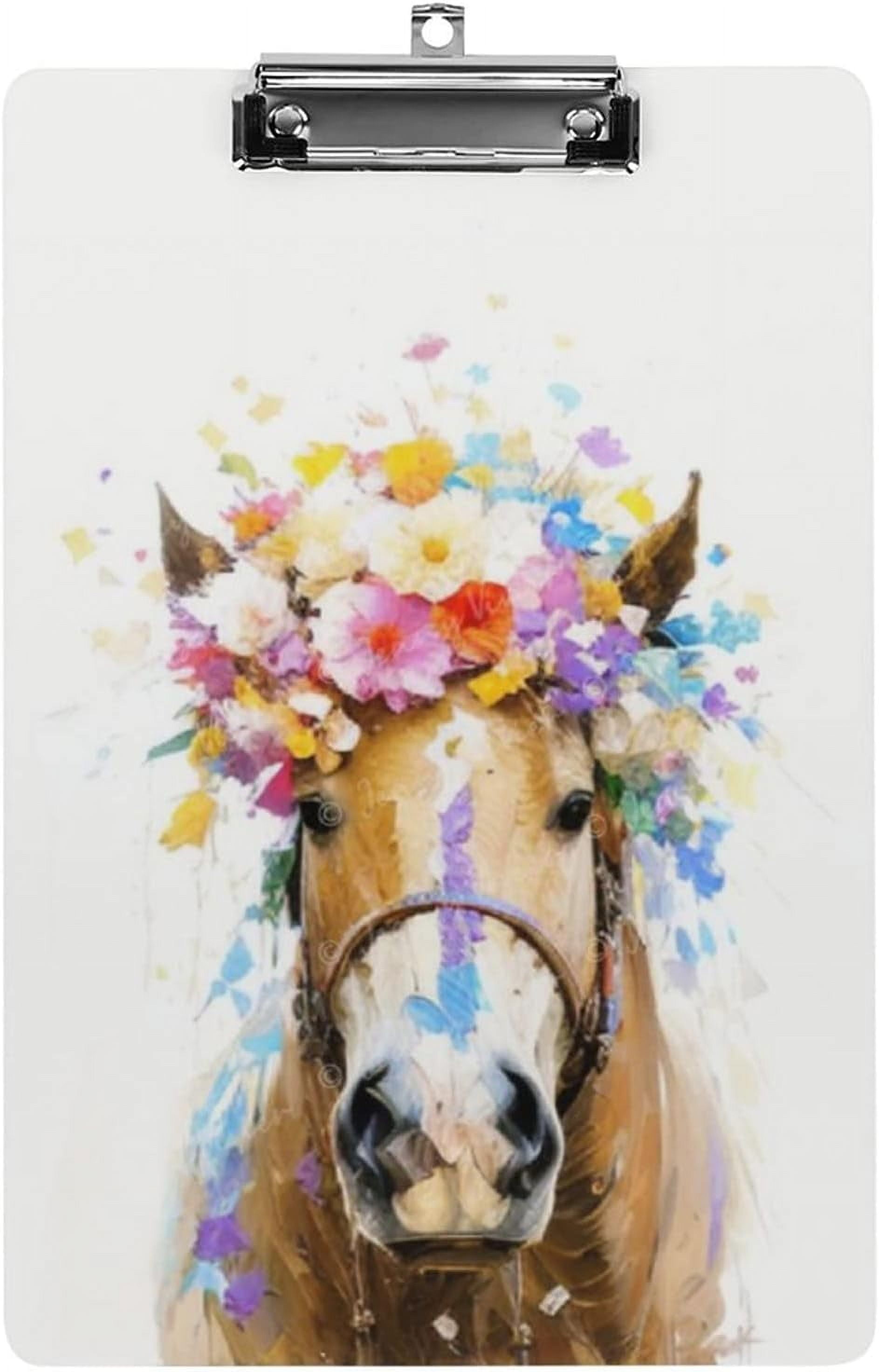 Clipboard Decorative Office School Hardboard Wooden Nursing Clip Board ...