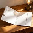 Clipboard Folder,Foldable Clipboard with Horizontal Clips and Elastic ...