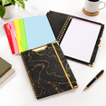 Clipboard Folio With Refillable Notepad 5 Dividers 10 Pockets ...