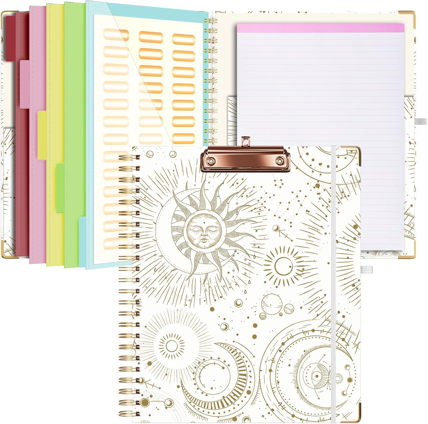 Clipboard Folio with Notepad for Letter Size, Clipboard Folder with ...