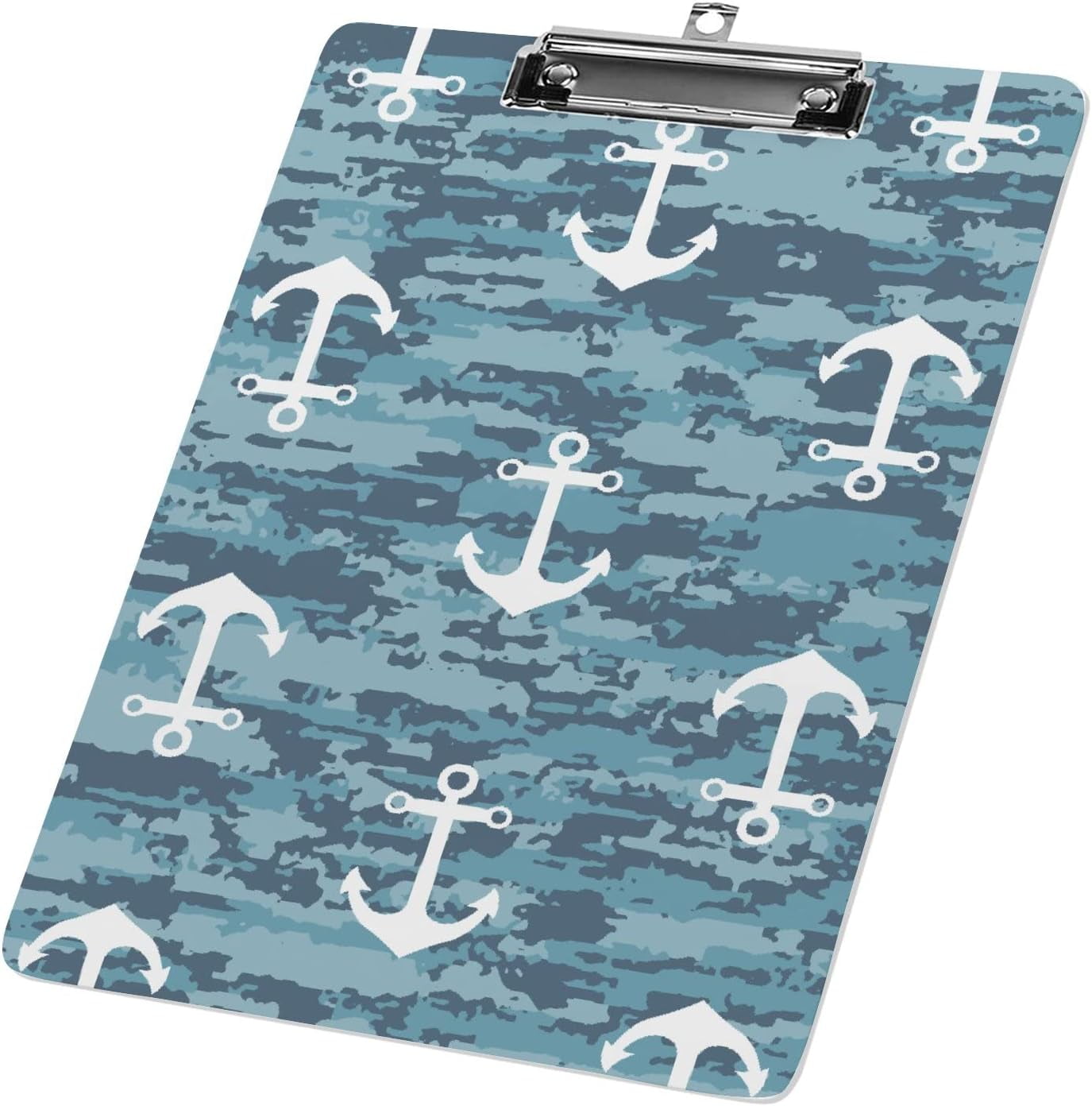 Clipboard Nursing Anchors Blue Acrylic Clip Board with Low Profile ...