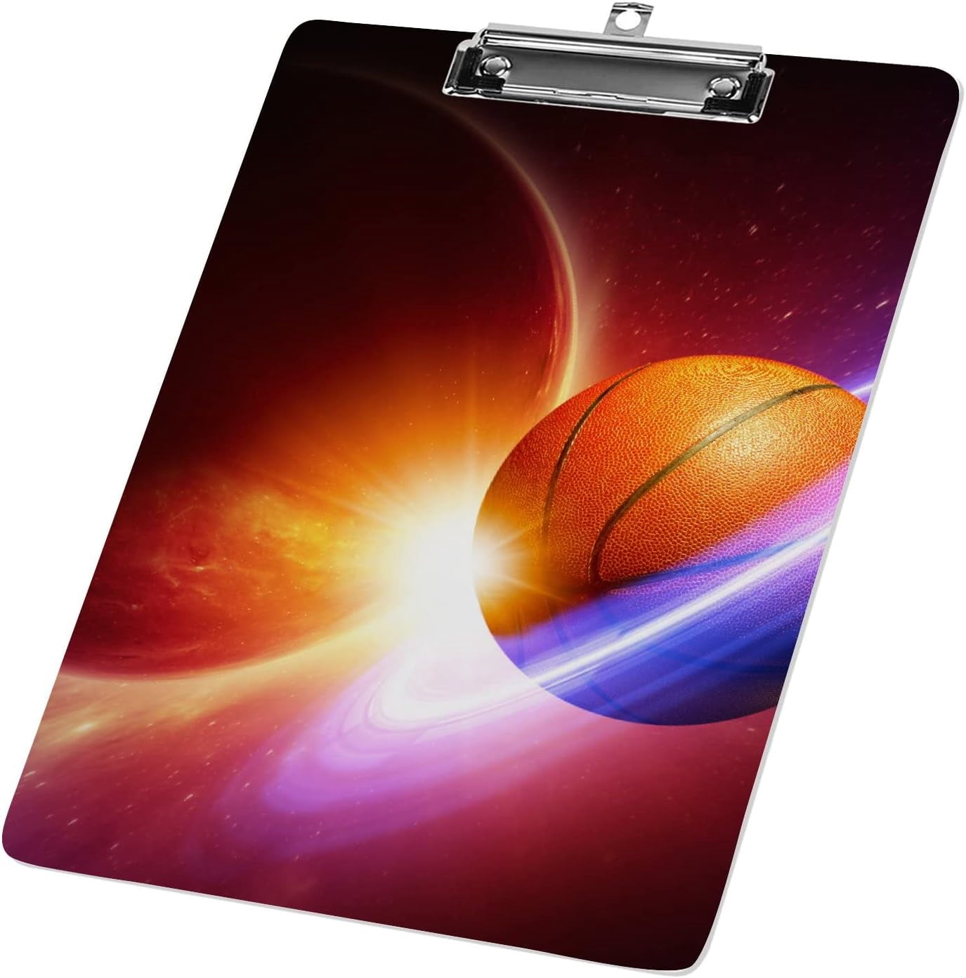 Clipboard Nursing Basketball in Space Acrylic Clip Board with Low ...