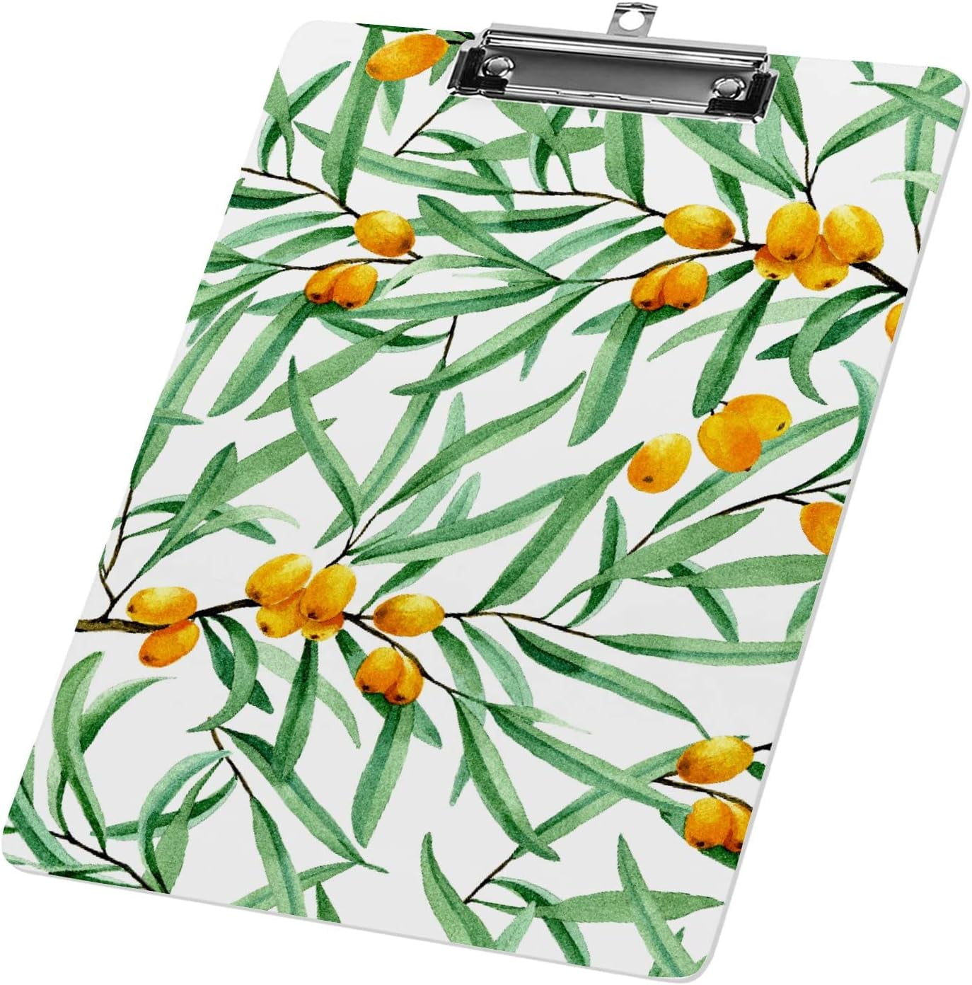 Clipboard Nursing Berries of Orange Acrylic Clip Board with Low Profile ...