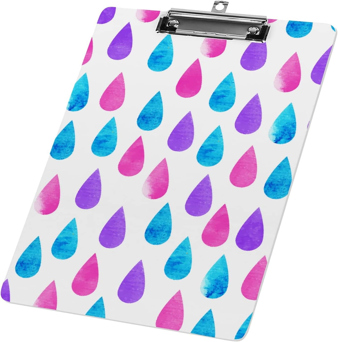 Clipboard Nursing Colorful Teal Acrylic Clip Board with Low Profile ...
