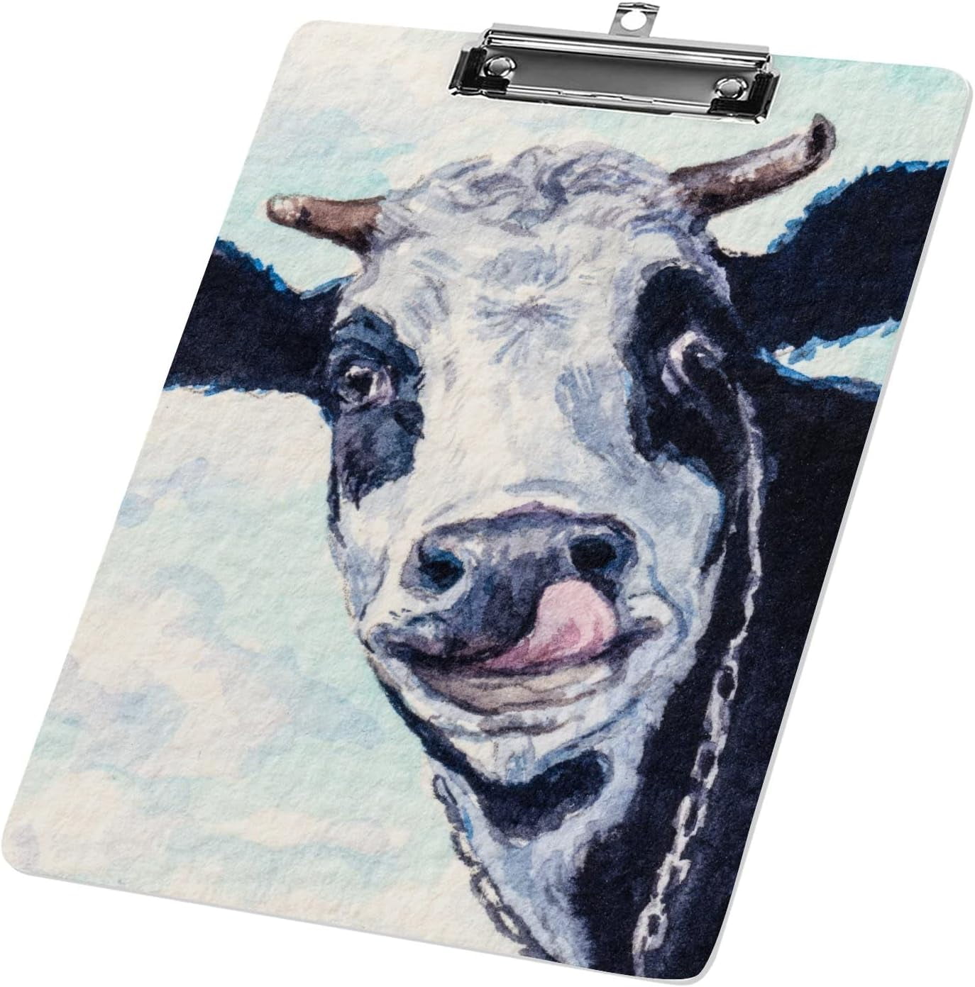 Clipboard Nursing Cow Farm Animals Acrylic Clip Board with Low Profile ...