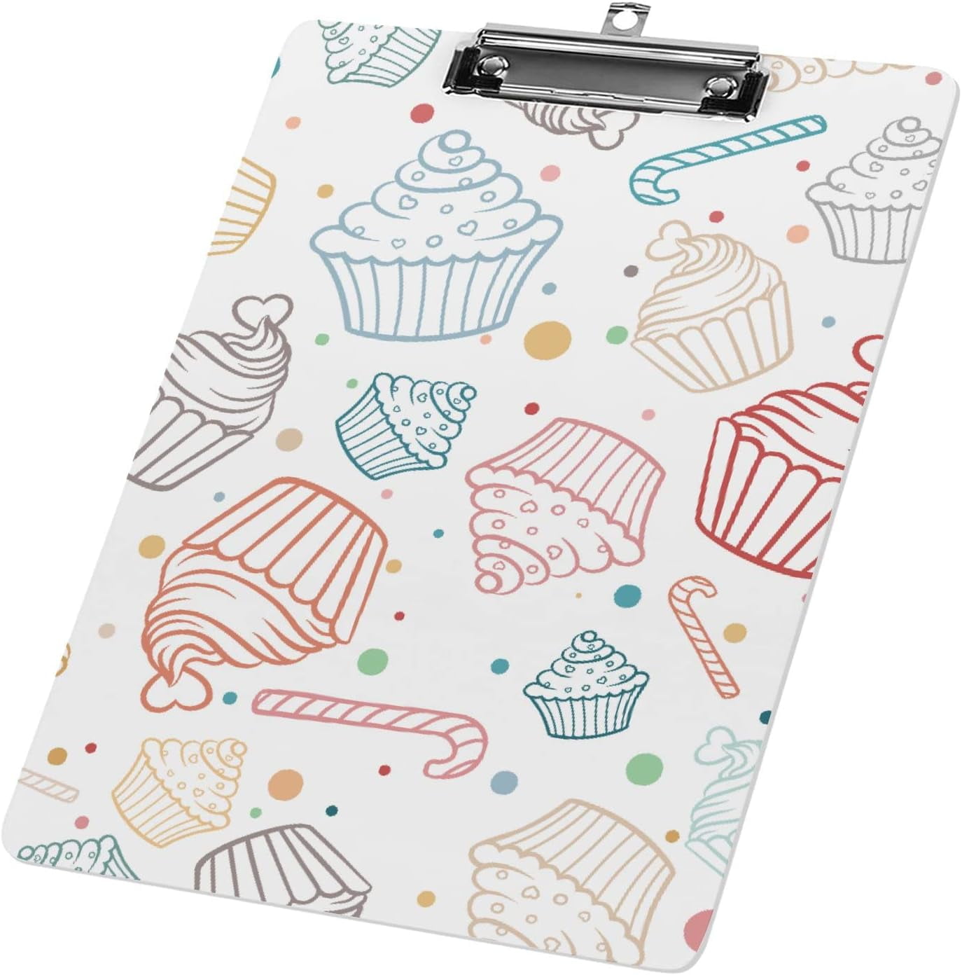 Clipboard Nursing Cupcake Sweet Acrylic Clip Board with Low Profile ...