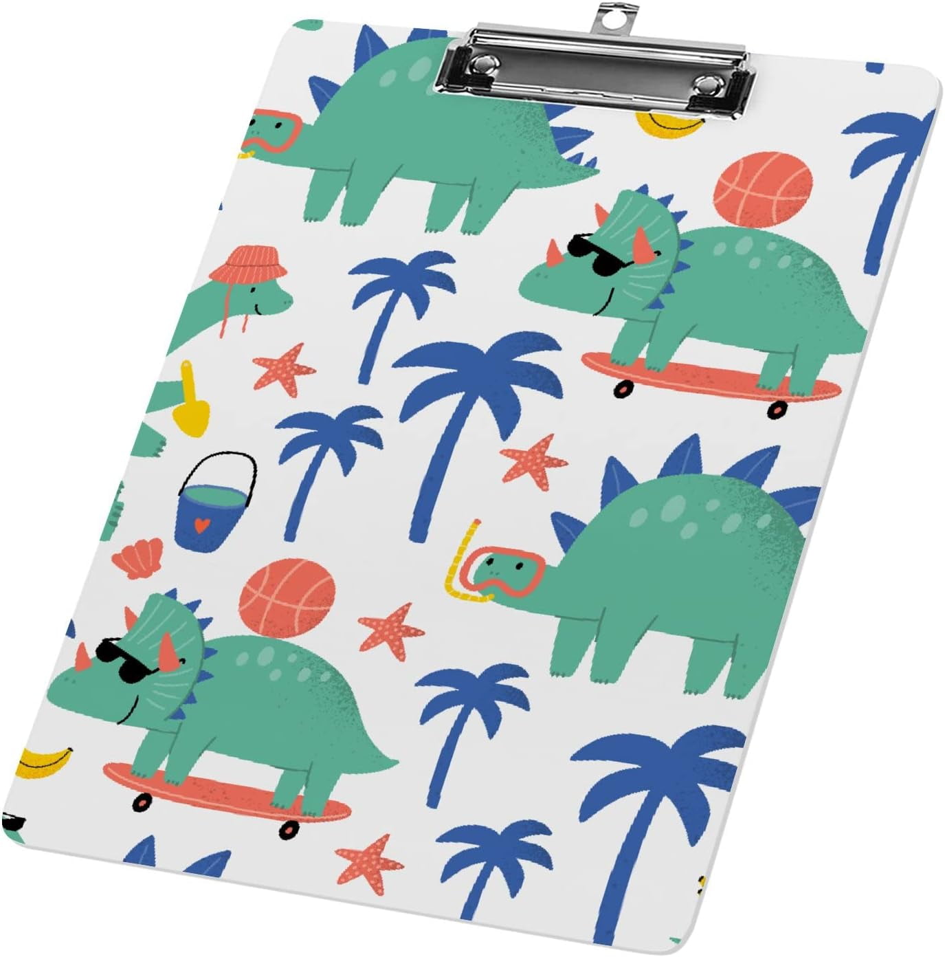 Clipboard Nursing Cute Cartoon Dinosaurs Acrylic Clip Board with Low ...