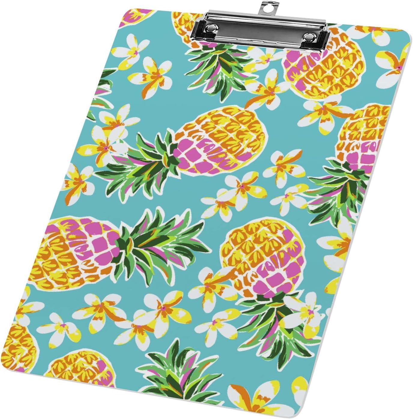 Clipboard Nursing Cute Pineapples Acrylic Clip Board with Low Profile ...