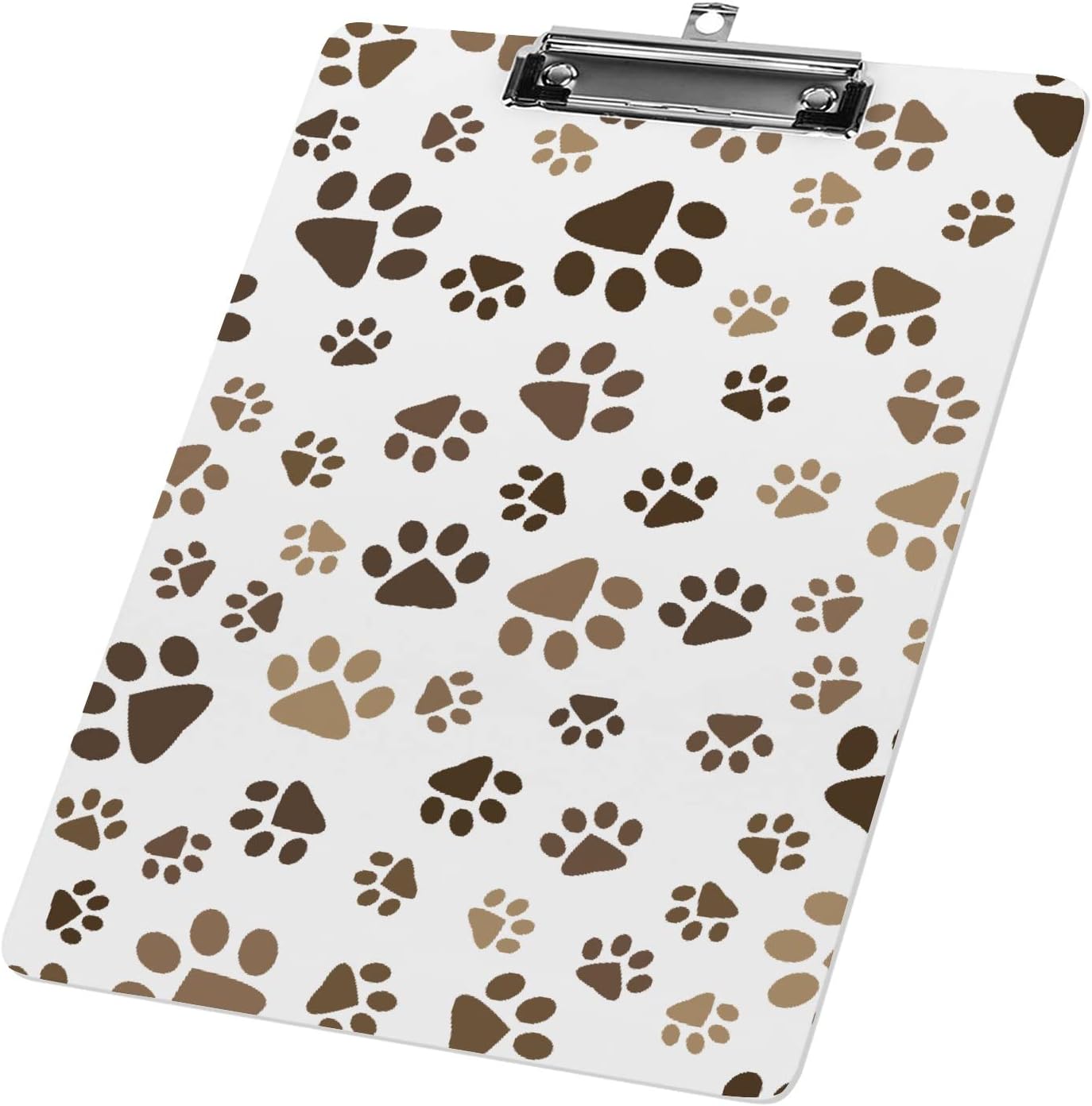 Clipboard Nursing Dog Footprints Acrylic Clip Board with Low Profile ...