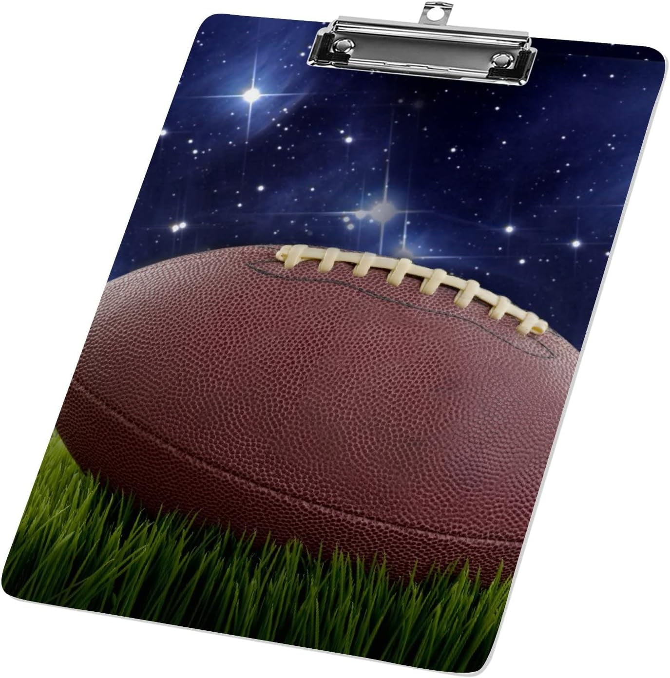 Clipboard Nursing Football on Green Turf Sky Acrylic Clip Board with ...