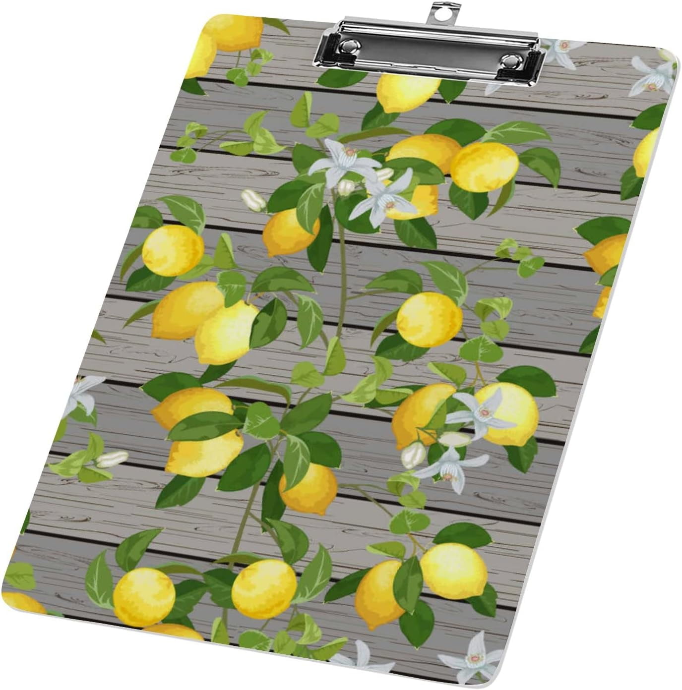 Clipboard Nursing Lemons and Flowers Acrylic Clip Board with Low ...