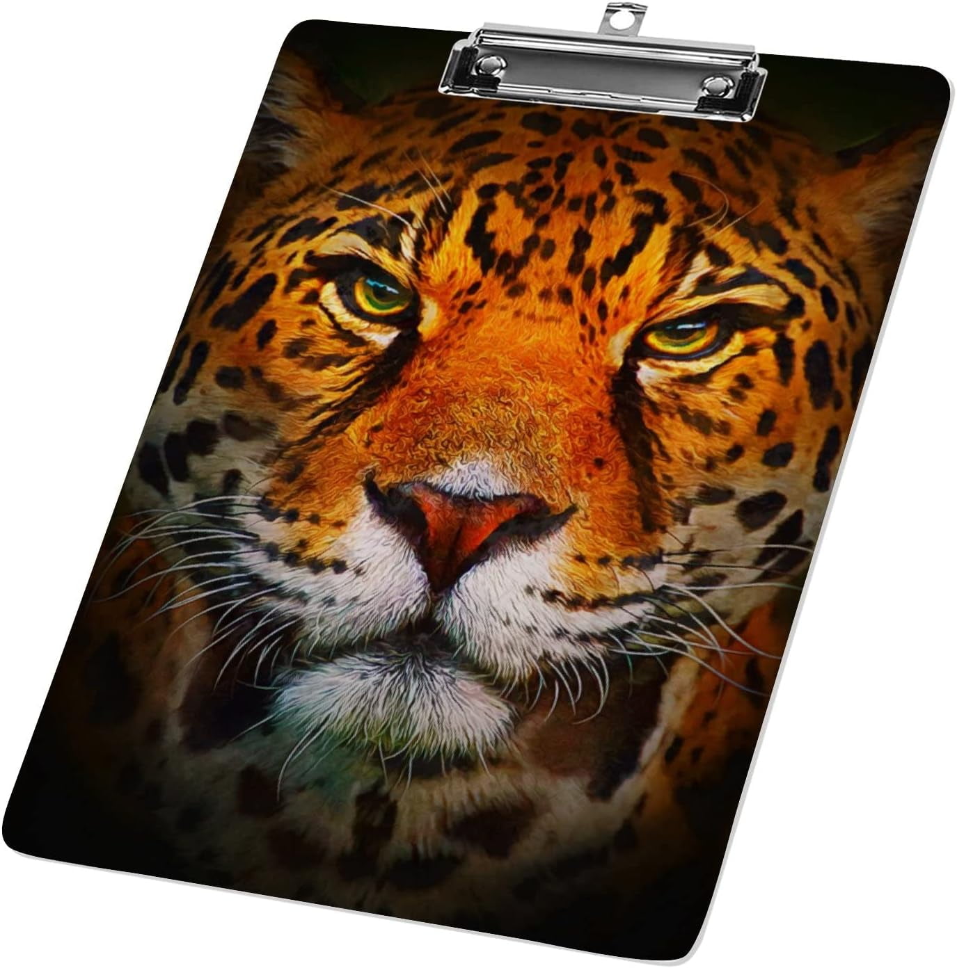 Clipboard Nursing Leopard Angry Acrylic Clip Board with Low Profile ...