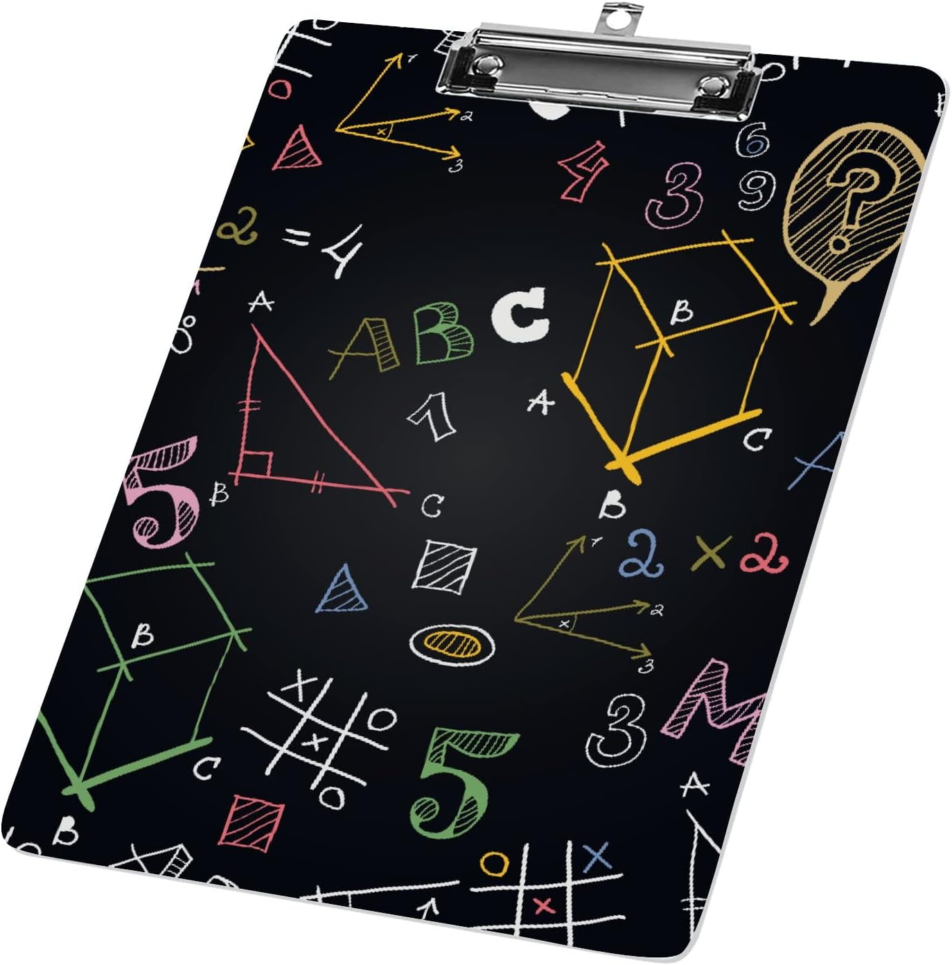 Clipboard Nursing Math School Icons Education Acrylic Clip Board with ...