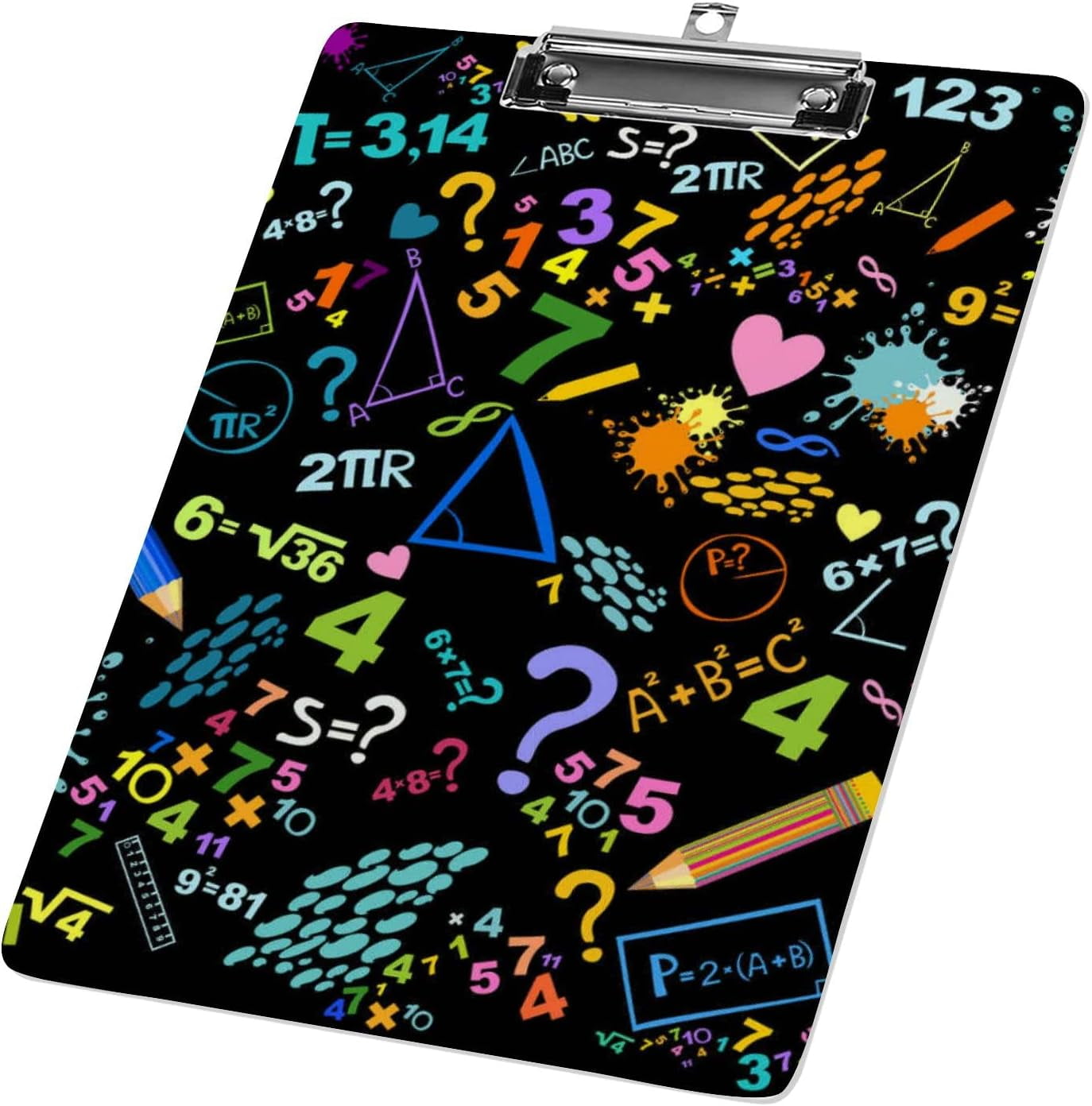 Clipboard Nursing Mathematics Math Formulas Doodles Acrylic Clip Board ...
