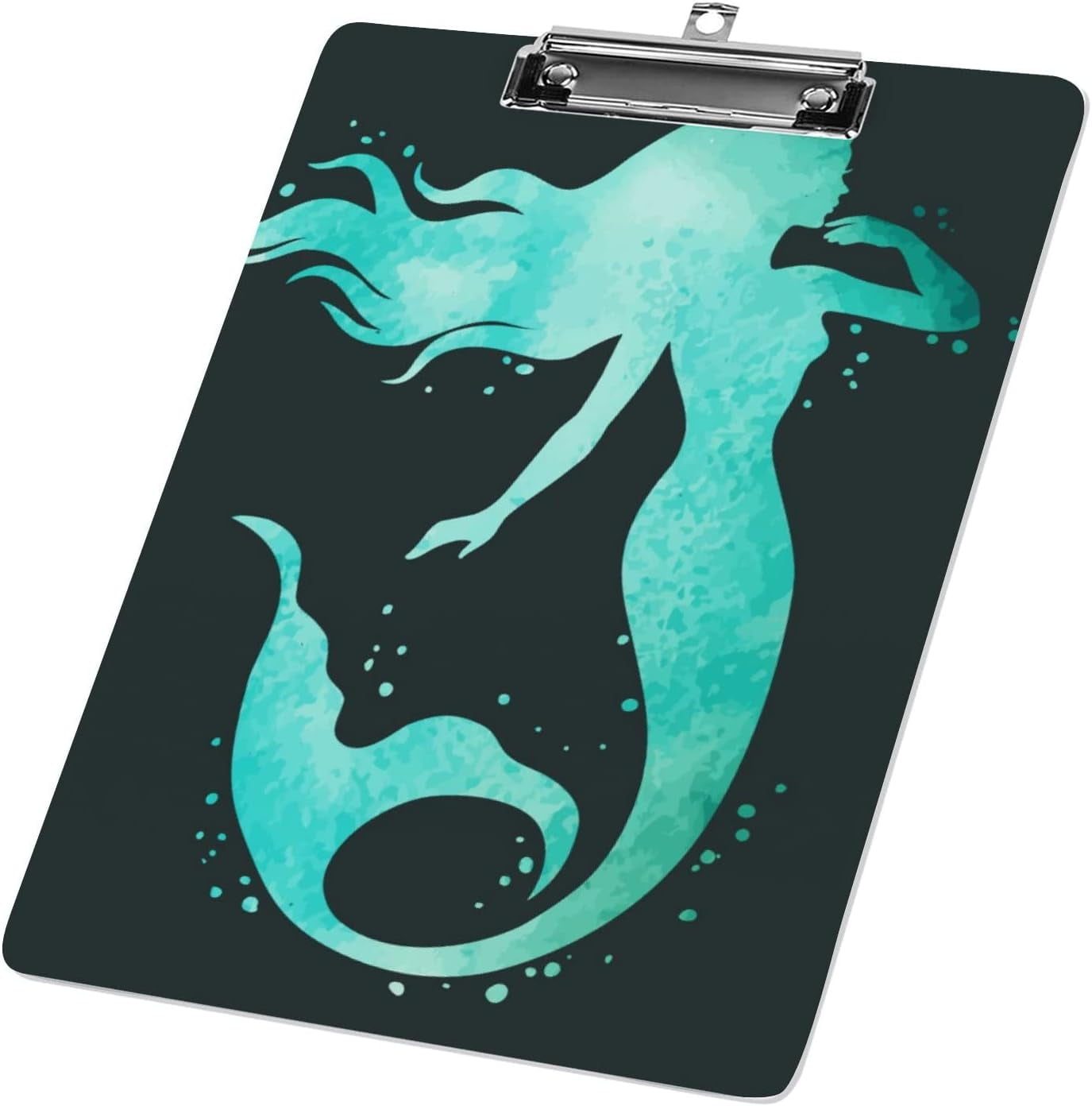 Clipboard Nursing Mermaid Acrylic Clip Board with Low Profile Metal for ...