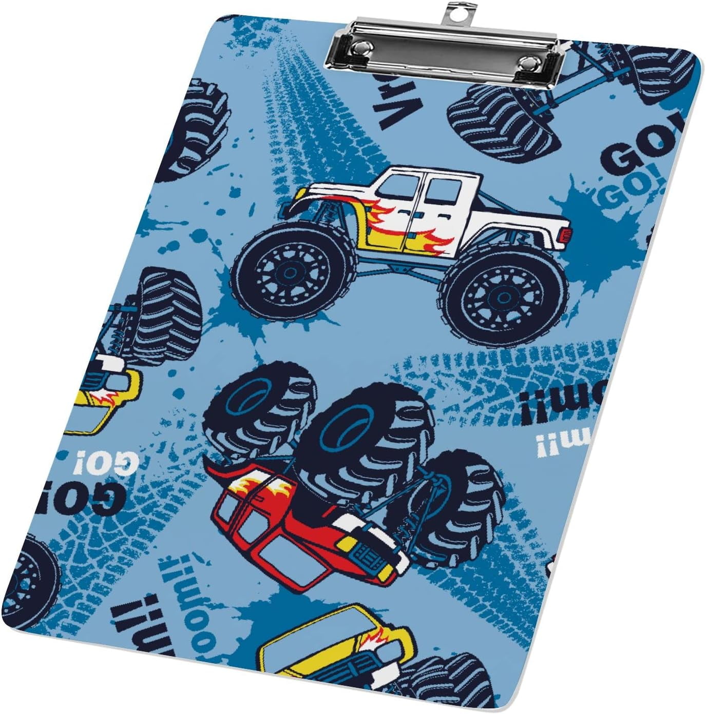 Clipboard Nursing Monster Cars Truck Acrylic Clip Board with Low ...