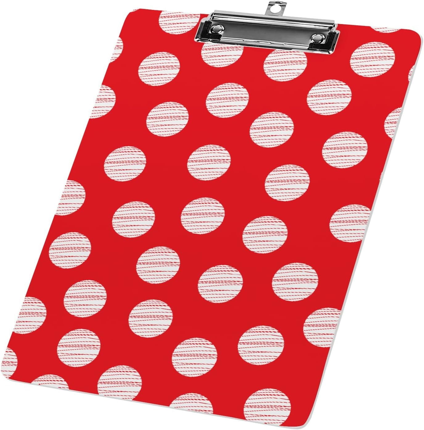 Clipboard Nursing Red Polka Dot Acrylic Clip Board with Low Profile ...