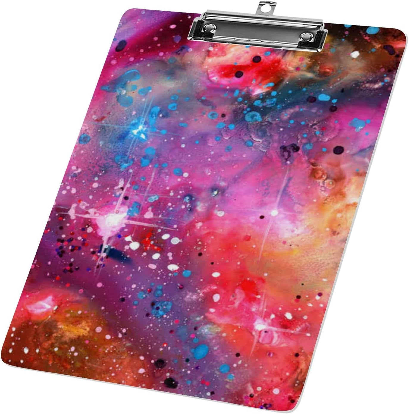 Clipboard Nursing Rose Pink Space Acrylic Clip Board with Low Profile ...