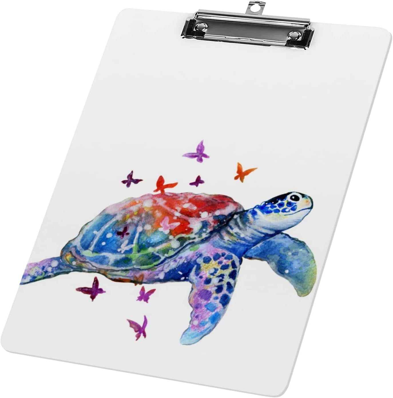 Clipboard Nursing Sea Turtle Butterfly Acrylic Clip Board with Low ...