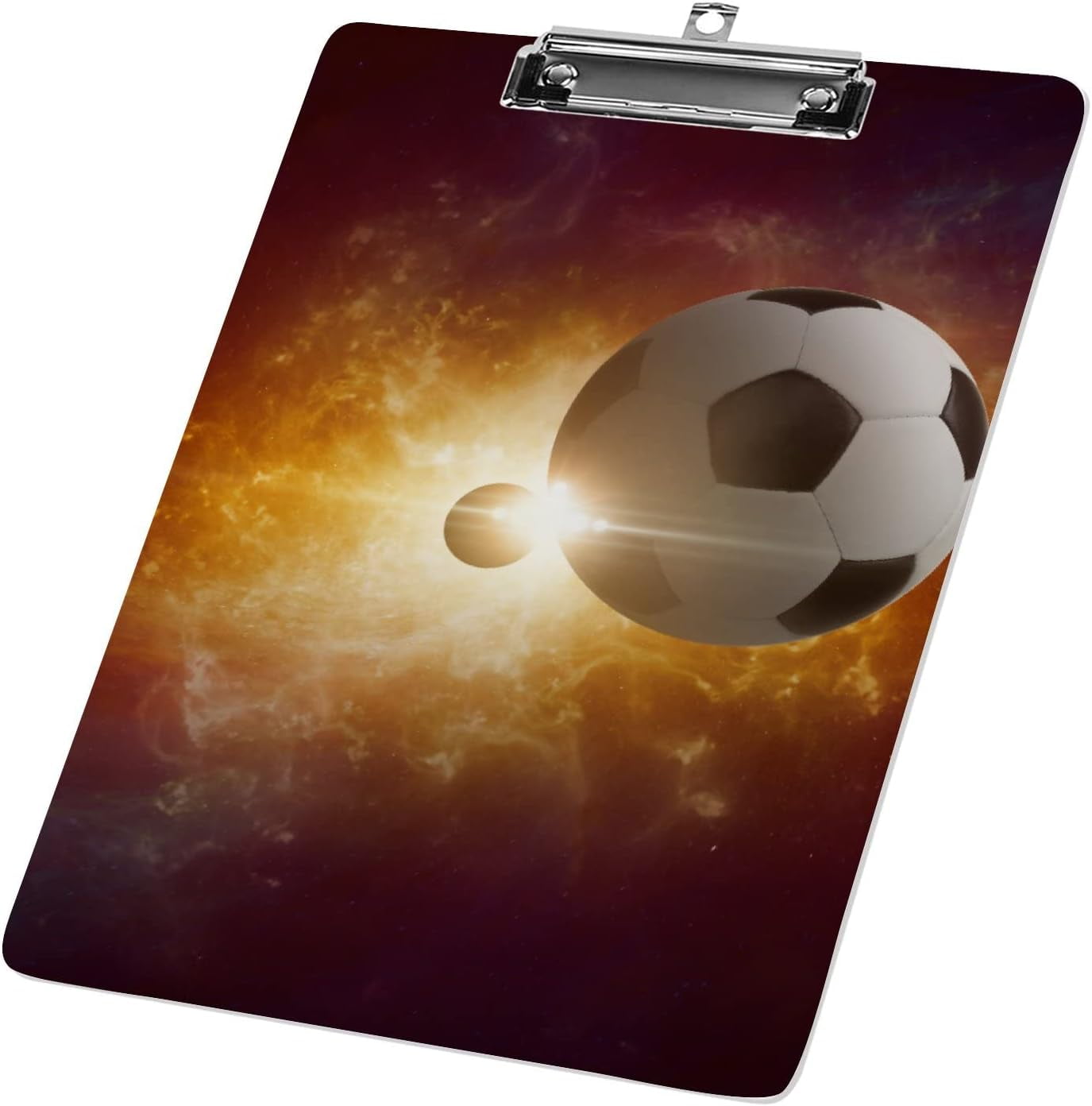 Clipboard Nursing Soccer Ball Galaxy Acrylic Clip Board with Low ...