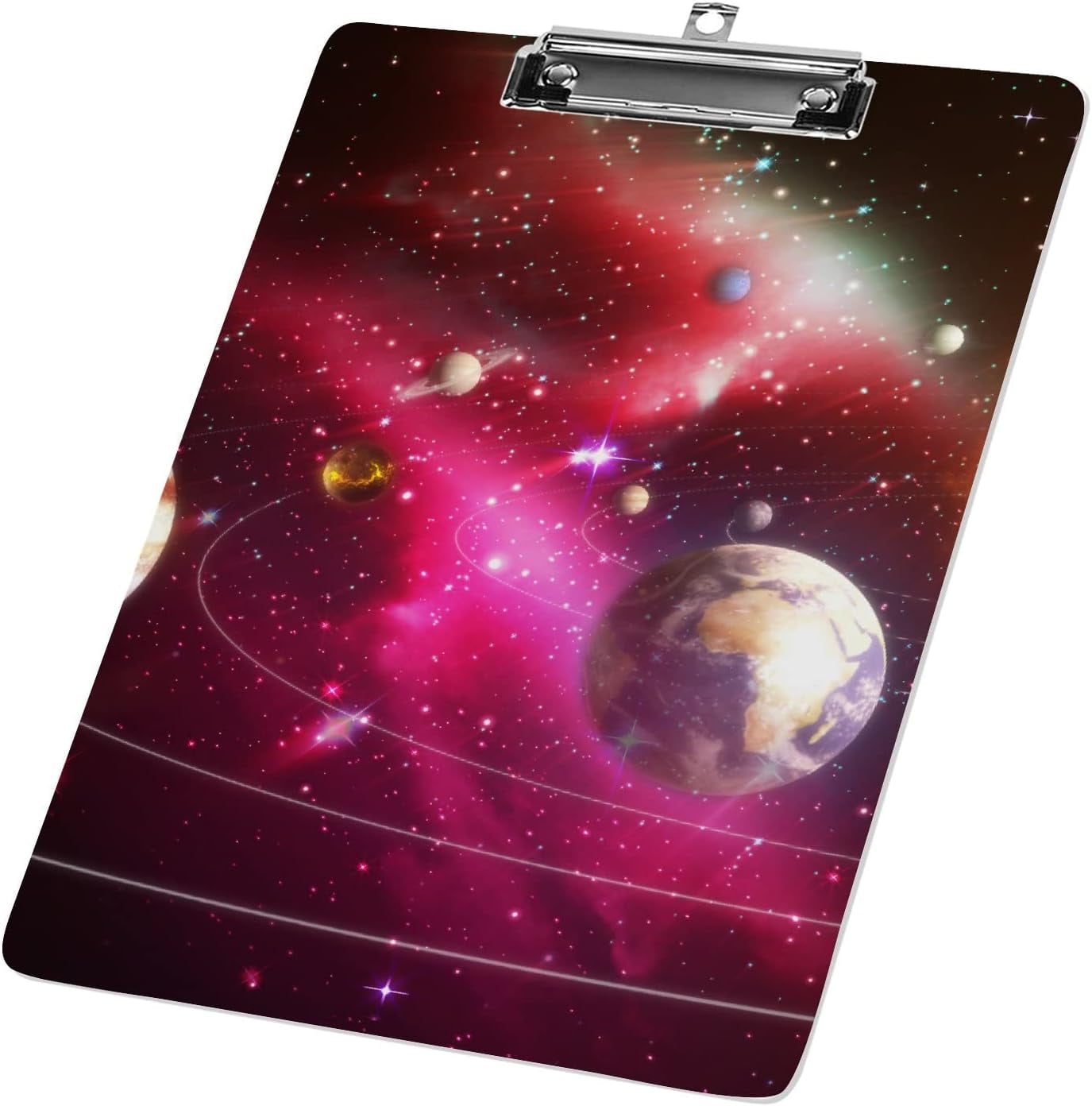 Clipboard Nursing Solar System Acrylic Clip Board with Low Profile ...