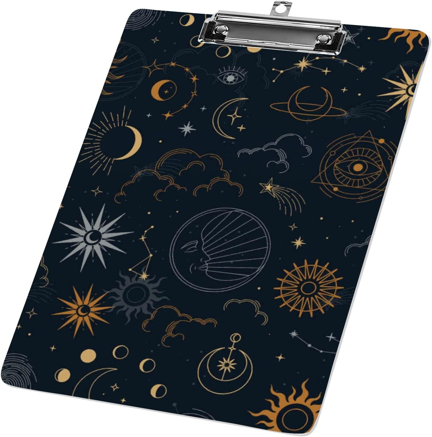 Clipboard Nursing Sun Moon Magic Acrylic Clip Board with Low Profile ...