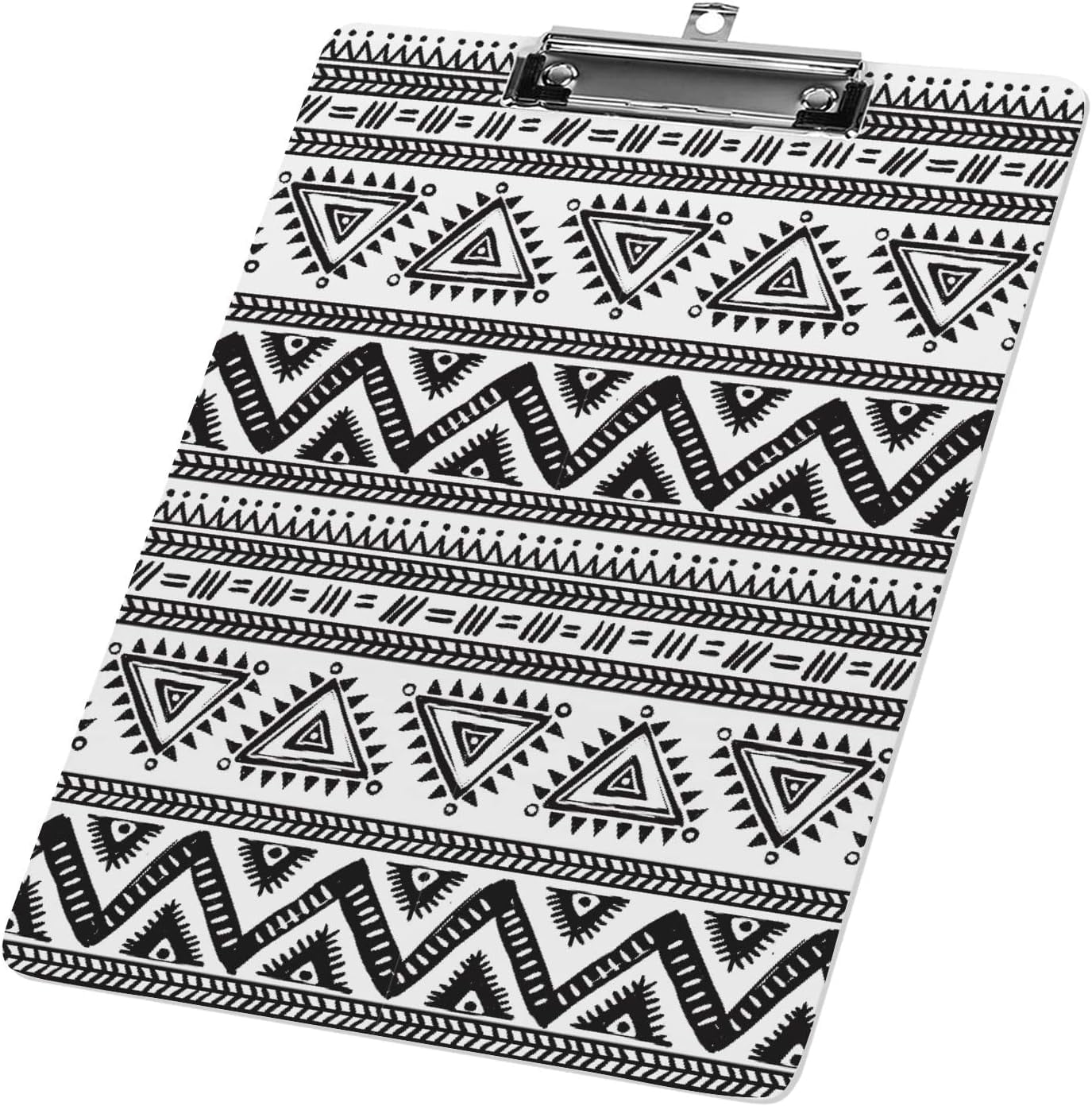 Clipboard Nursing Tribal Striped Geometric Acrylic Clip Board with Low ...