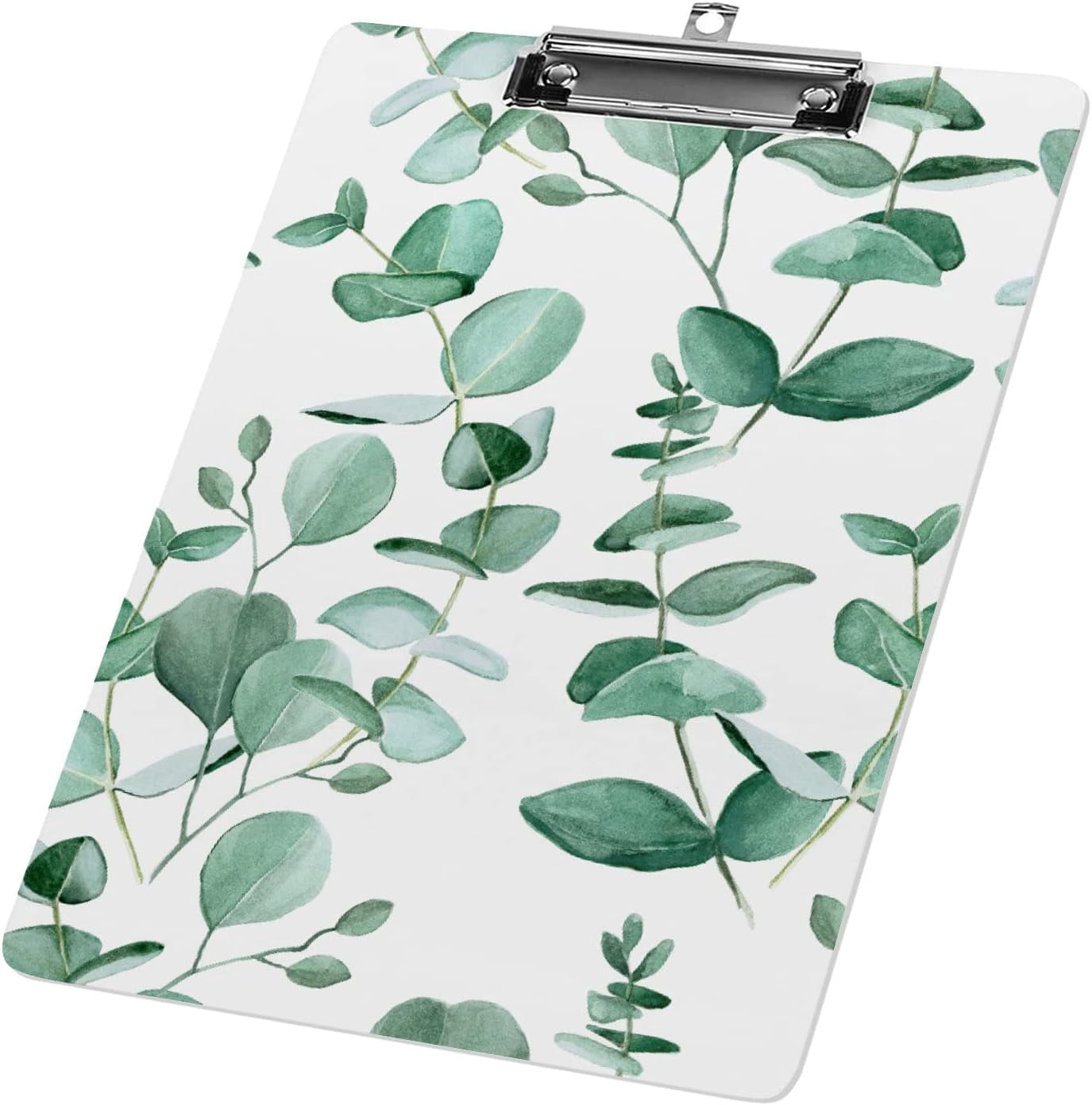 Clipboard Nursing Watercolor Eucalyptus Leaves Acrylic Clip Board with ...