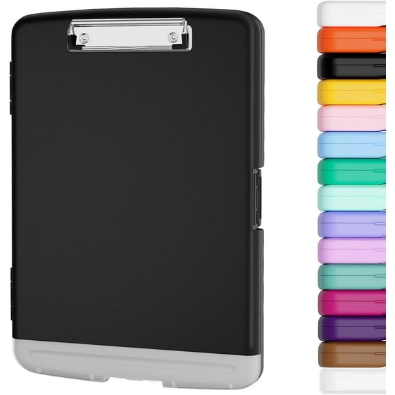 Clipboard with Storage, 8.5 x 11 Organization Box with Pen Holder and ...