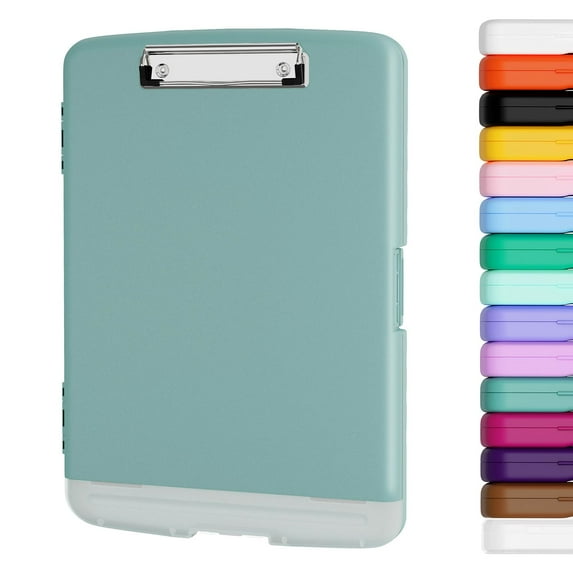 Clipboard with Storage, 8.5 x 11 Organization Box with Pen Holder and ...