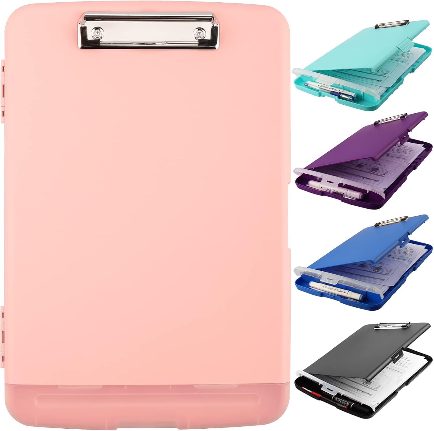 Clipboard with Storage,A4 Binder Nursing Clipboards with Pen Holder ...