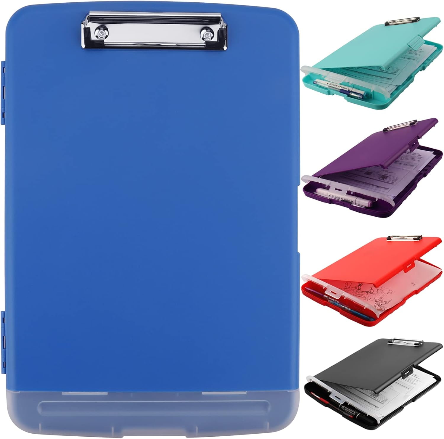 Clipboard with Storage,A4 Binder Nursing Clipboards with Pen Holder ...